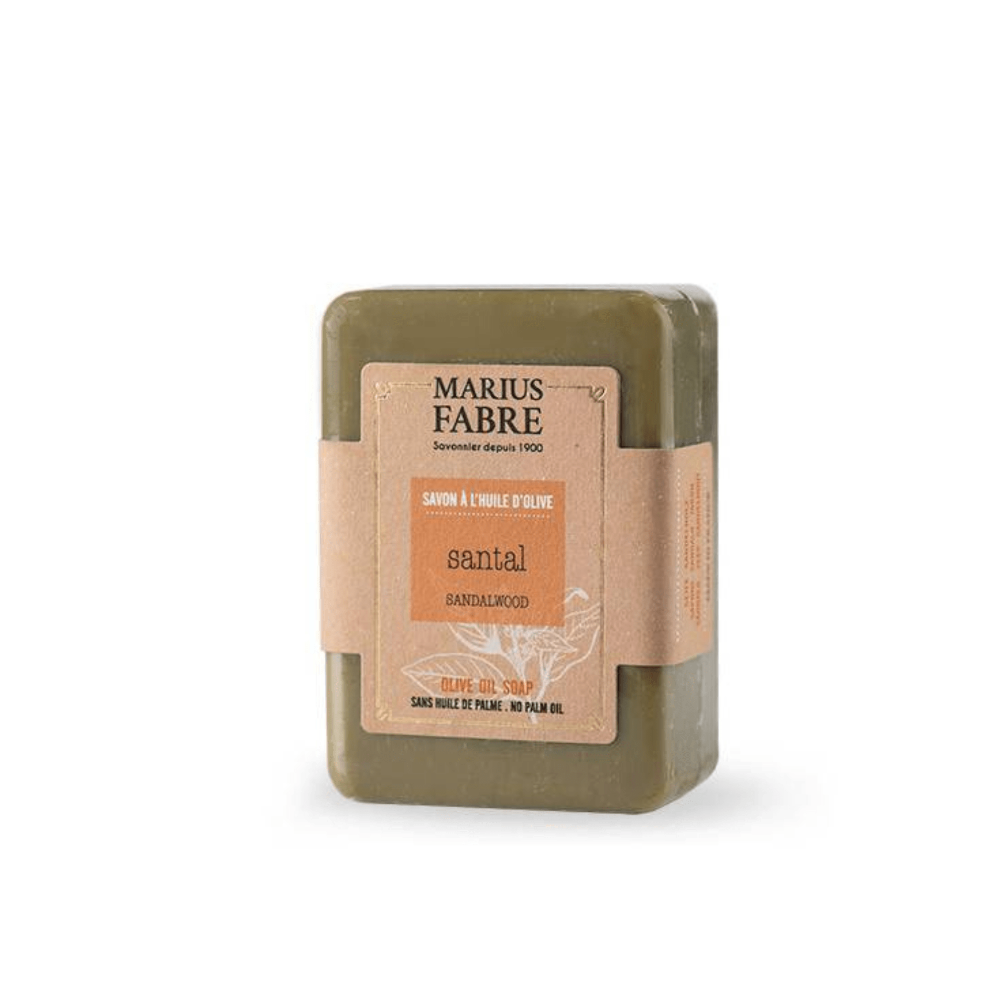 Marius Fabre Olive Oil Bar Soap Sandalwood 150 G 10086605